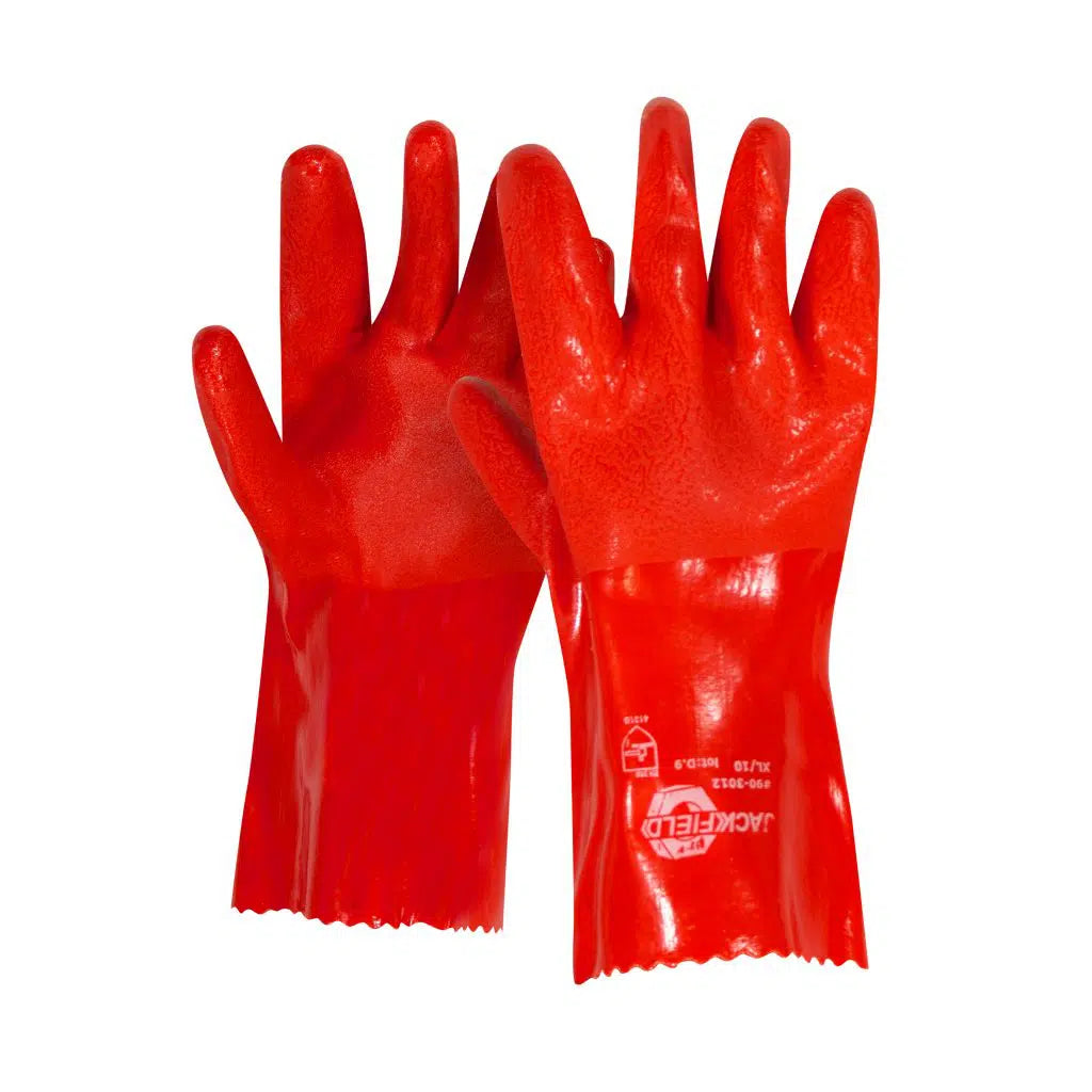 JACKFIELD RED PVC GLOVES - 90-3012 – Beatons Wholesale