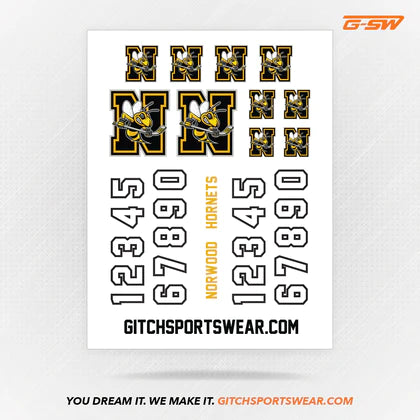 GSW CUSTOM HELMET STICKERS – Beatons Wholesale